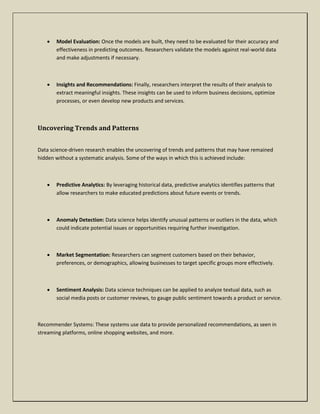 Uncover Trends and Patterns with Data Science.pdf | Databases ...