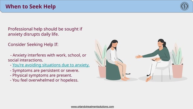 When Anxiety Becomes a Disorder: Knowing When to Seek Help | PPT
