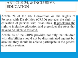 UNCRPD 2006 # Suprerna | PPTX