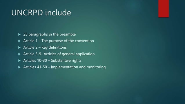 UNCRPD united nations convention on the rights of persons with ...