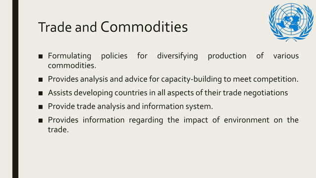 United Nations Conference on Trade and Development (UNCTAD) | PPTX
