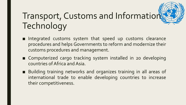 United Nations Conference on Trade and Development (UNCTAD) | PPTX