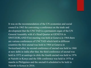 UNCTAD and role of MNE'S. | PPTX
