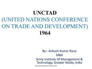UNCTAD (IBE) | PPTX