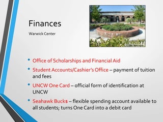 UNCW Campus Resources | PPTX | Undergraduate Education | College Education