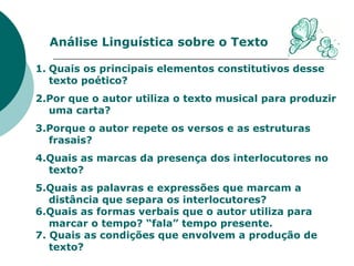 Estudo dos Textos Poético, Epistolar e Narrativo.🍼 Conheça a emoção das ...