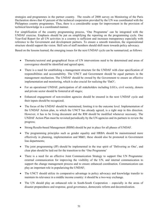 UNDAF Lessons Learned Annexes | PDF