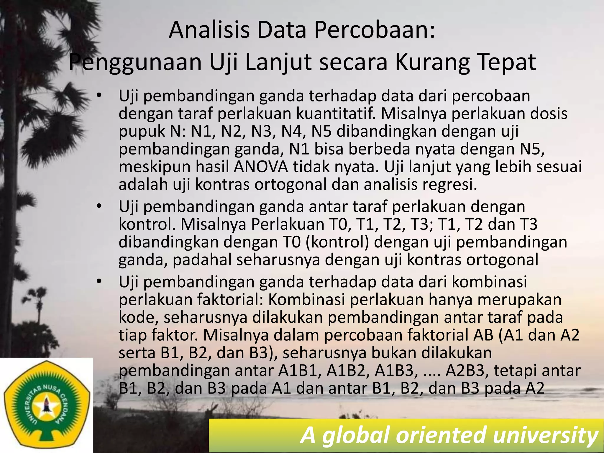 Metode Analisis Data Kuantitatif | PPTX