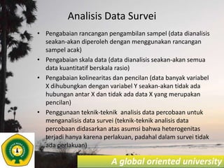 Metode Analisis Data Kuantitatif | PPTX