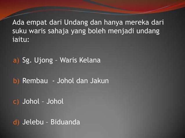 Undang undang adat | PPTX