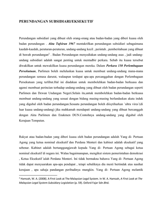 Undang undang bertulis | DOCX