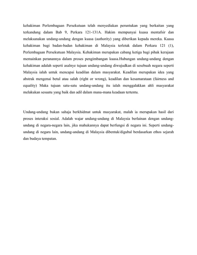Undang undang bertulis | DOCX