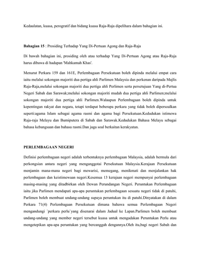 Undang undang bertulis | DOCX