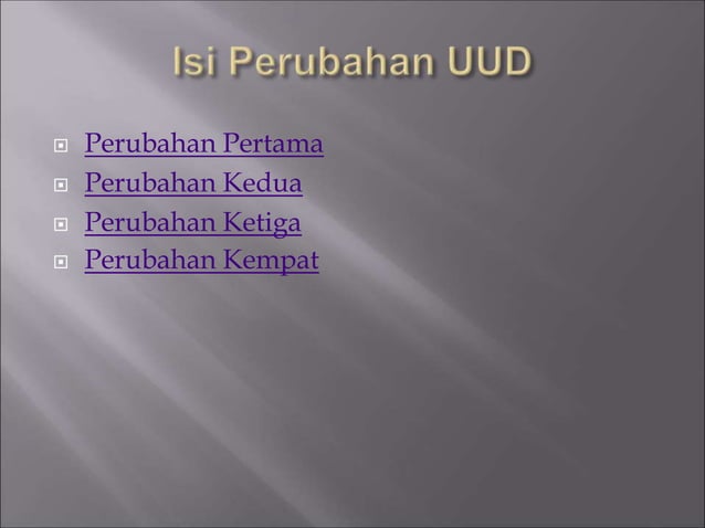 Undang undang dasar 1945 hasil amandemen | PPT