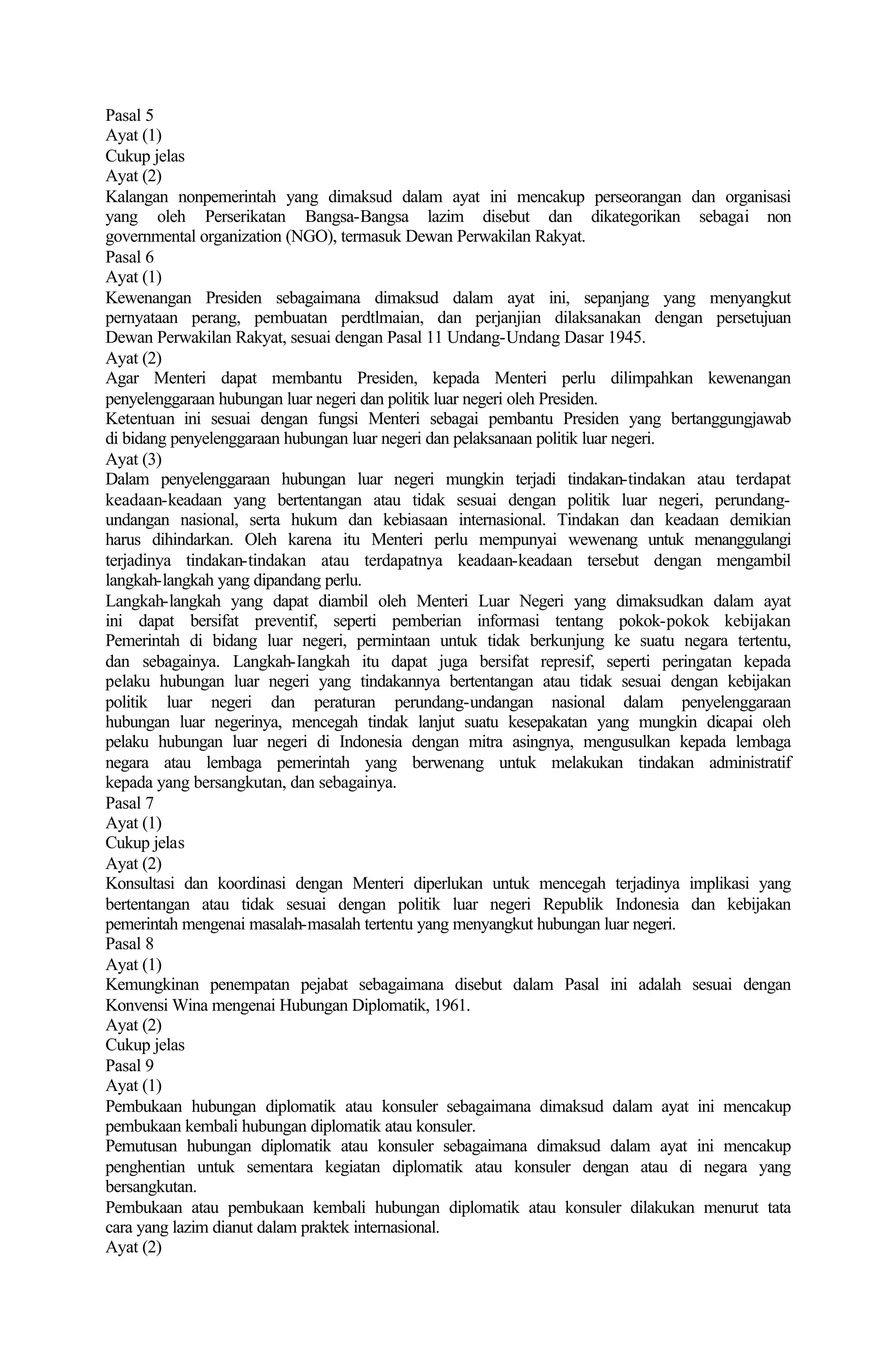 Undang undang hublu 37 tahun 99 | PDF