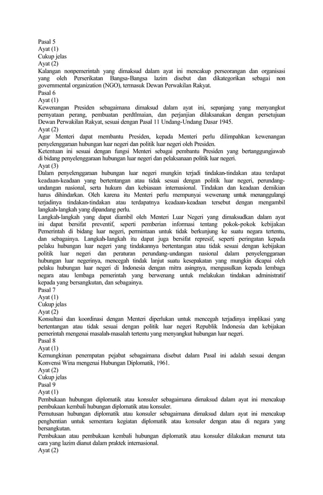 Undang undang hublu 37 tahun 99 | PDF