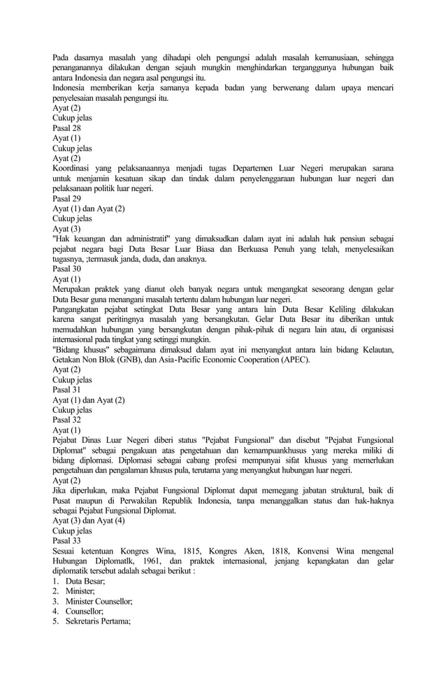 Undang undang hublu 37 tahun 99 | PDF