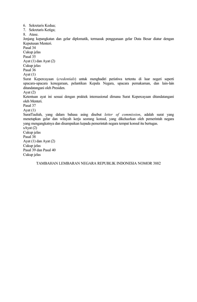 Undang undang hublu 37 tahun 99 | PDF