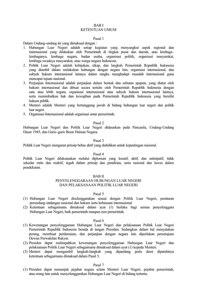Undang undang hublu 37 tahun 99 | PDF