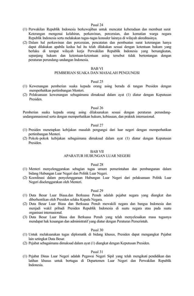 Undang undang hublu 37 tahun 99 | PDF