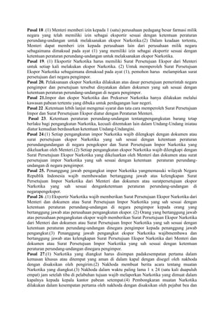 Undang undang narkotika 2009 | PDF