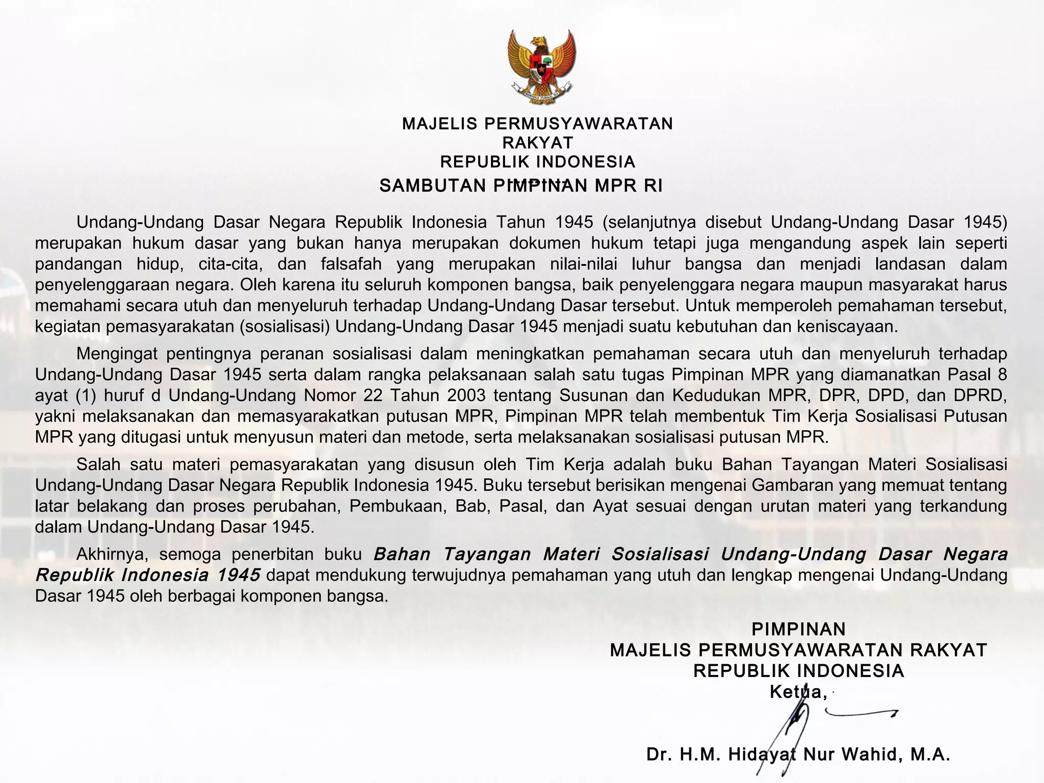 UUD Republik Indonesia tahun 1945 | PPS