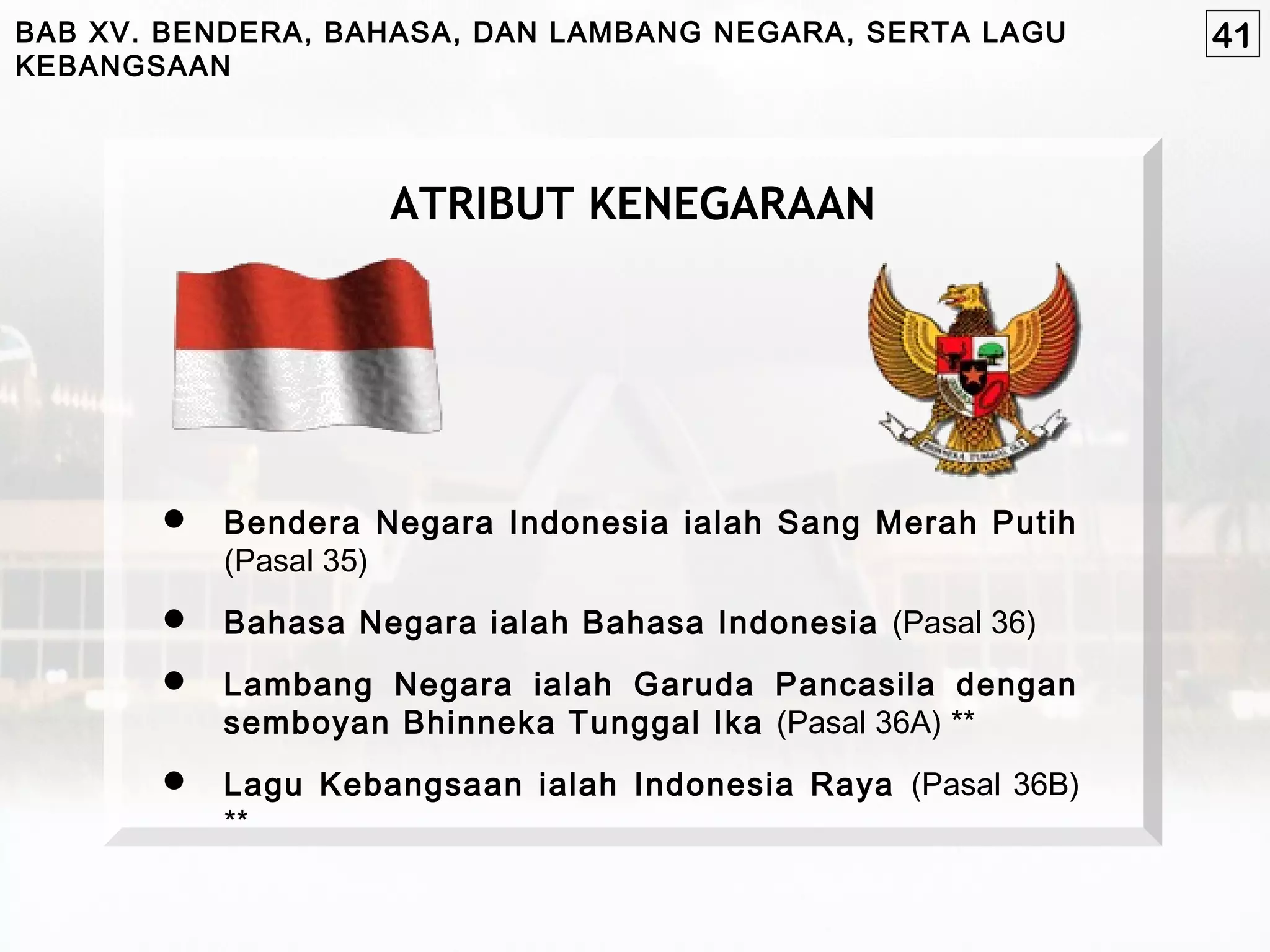 UUD Republik Indonesia tahun 1945 | PPS