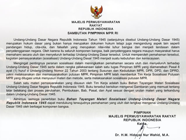 UUD Republik Indonesia tahun 1945 | PPS