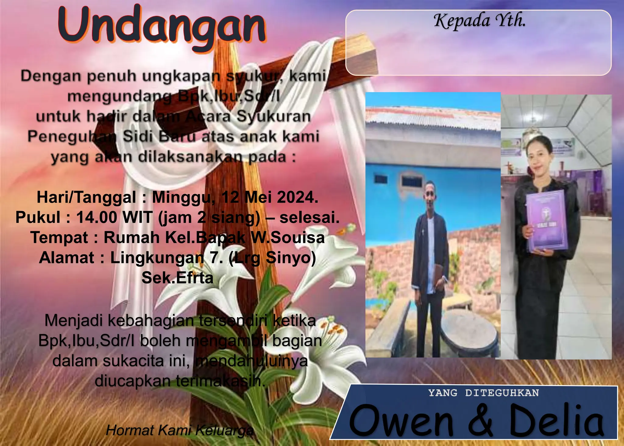 UNDANGAN SIDI YANG BAGUS DI COBA KITA OKAY | PPT