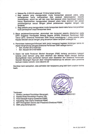 Undangan bimtek rkb_gel1&2_tahun_2013 | PDF