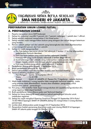 Undangan futsal SMP space 4 | PDF