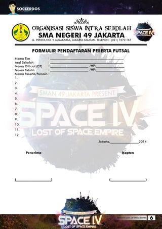 Undangan futsal SMP space 4 | PDF