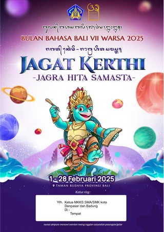 undangan Ketua MKKS SMA dan SMK Kota Denpasar dan Badung | PDF