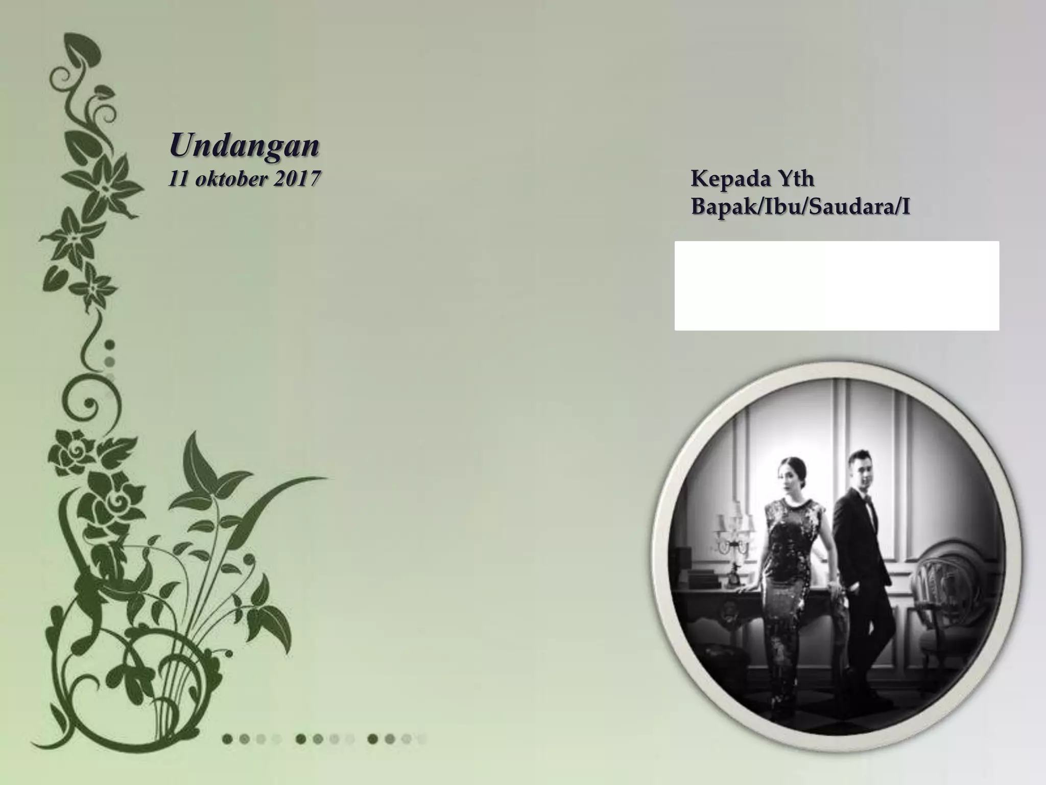 Undangan pernikahan ppt | PPTX