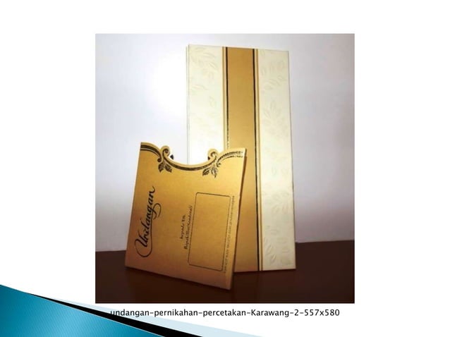 Undangan pernikahan karton tebal | PPTX