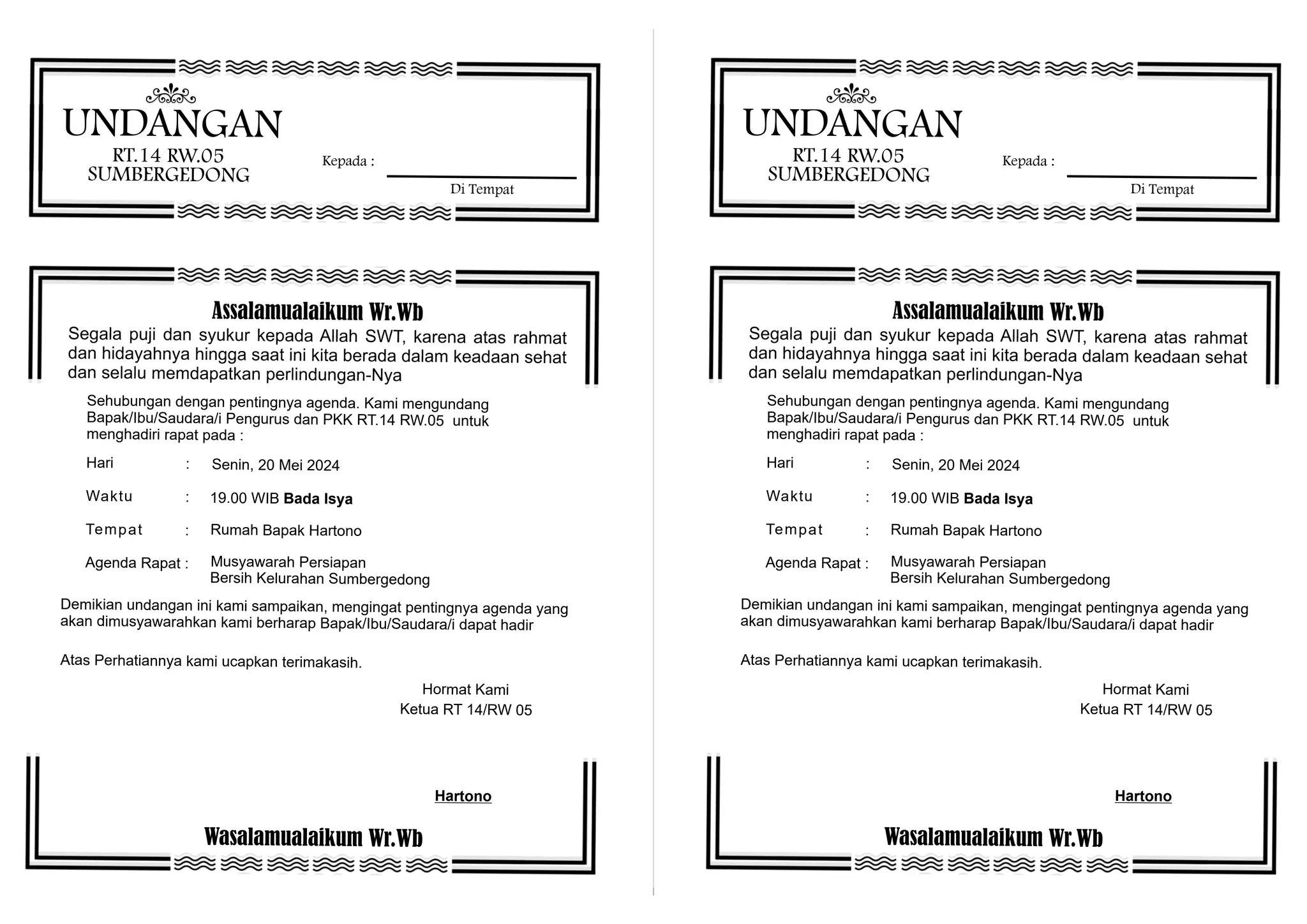 undangan rt dengan format undangan perorang.pdf