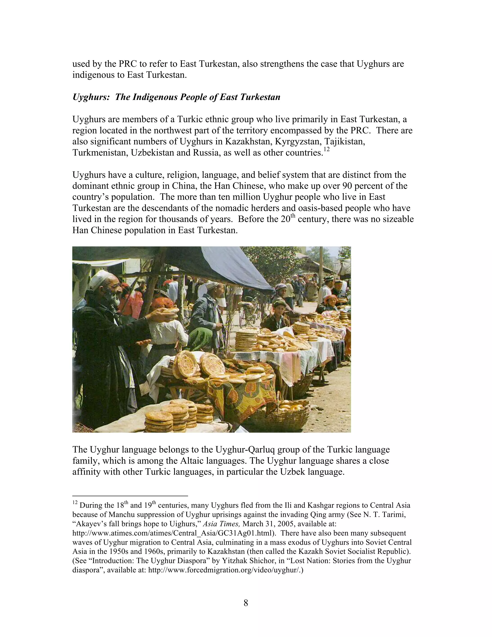 Un declaration on the rights of indigenous people and the uyghurs of ...