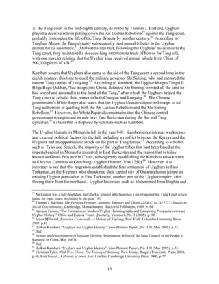 Un declaration on the rights of indigenous people and the uyghurs of ...