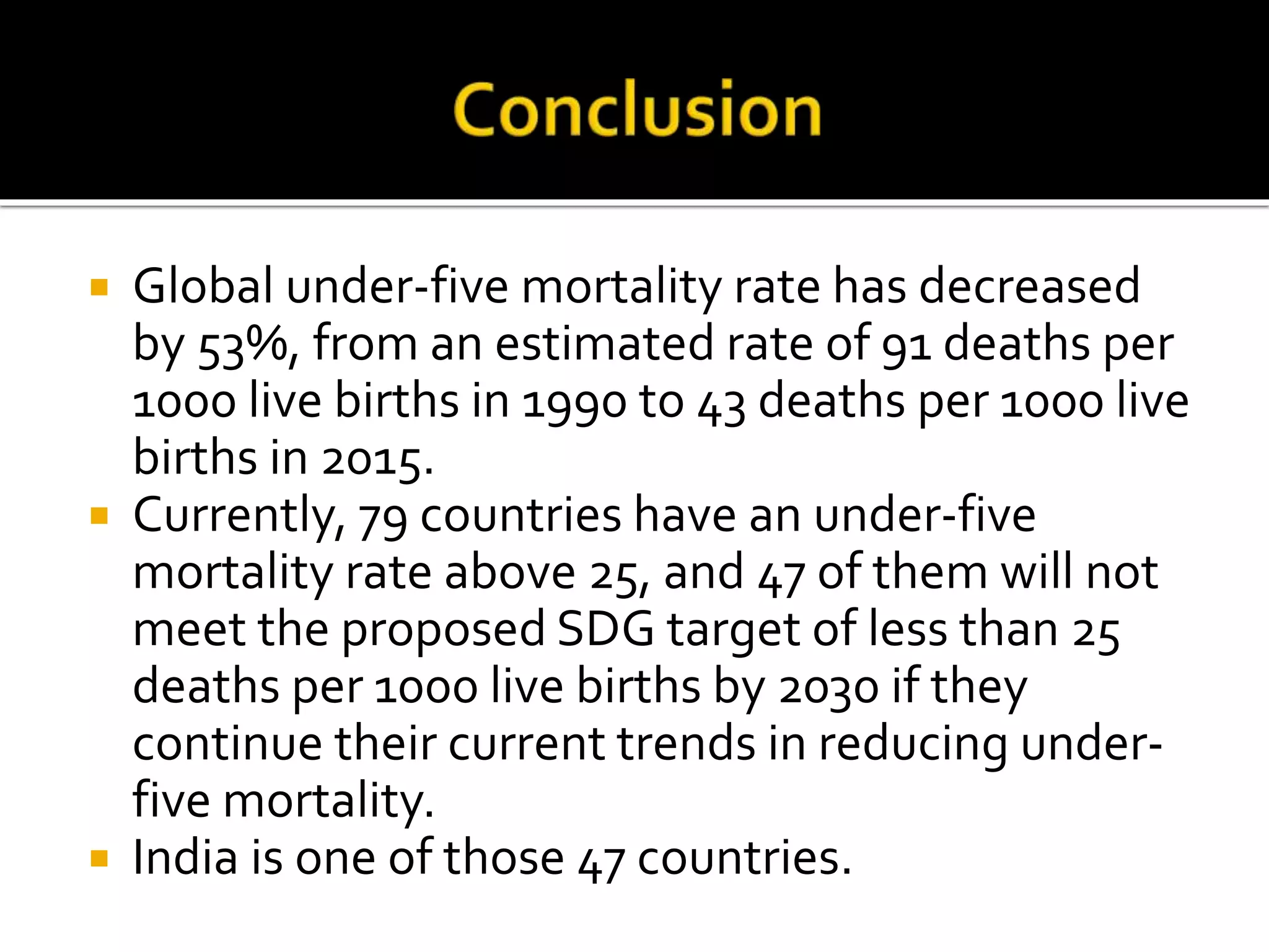 Under 5 mortality | PPTX