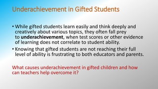 Under achievement | PPTX