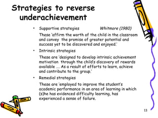 Underachievers | PPT