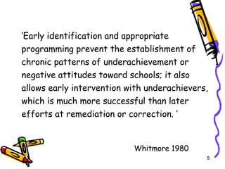 Underachievers | PPT