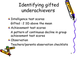 Underachievers | PPT