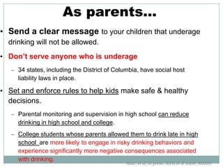 Underage drinking | PPTX