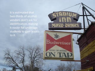 Underage Drinking Slideshow | PDF