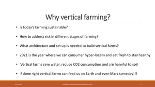 vertical farming overview | PPT
