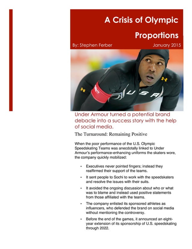 Under Armor Case Study | PDF