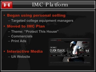 Under Armour Presentation | PPT