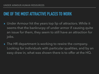 Under Armour:Human Resources | PDF