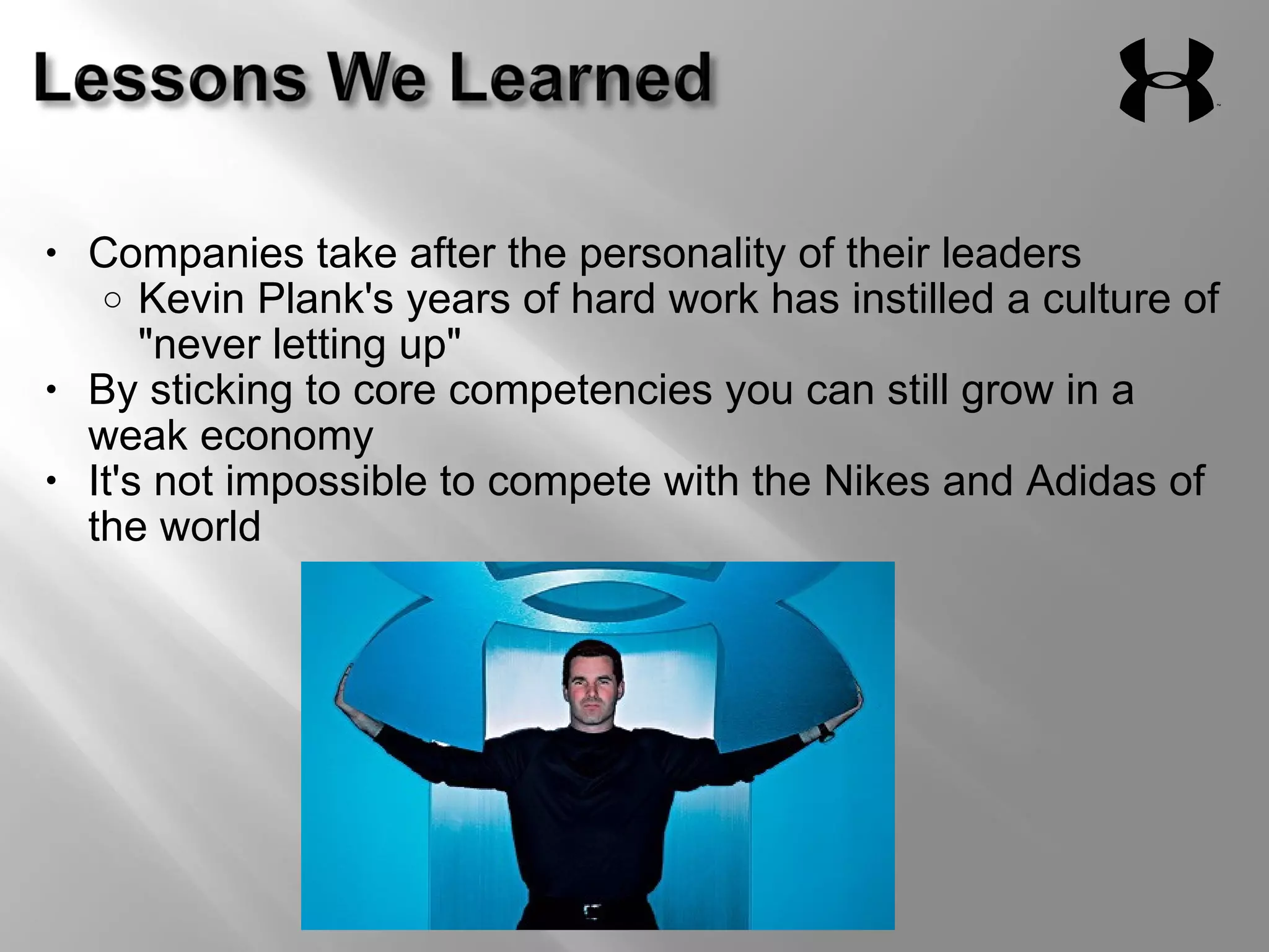 Under Armour Strategic Analysis & Recommendations | PPT